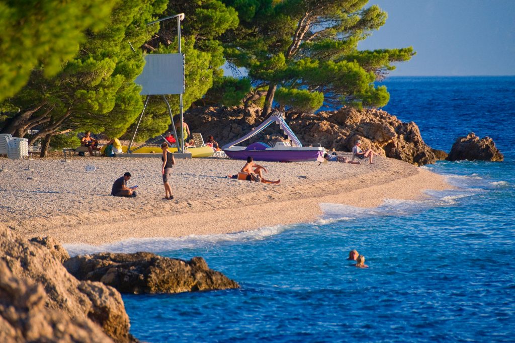 Brela beaches - one of the best ones in the Europe